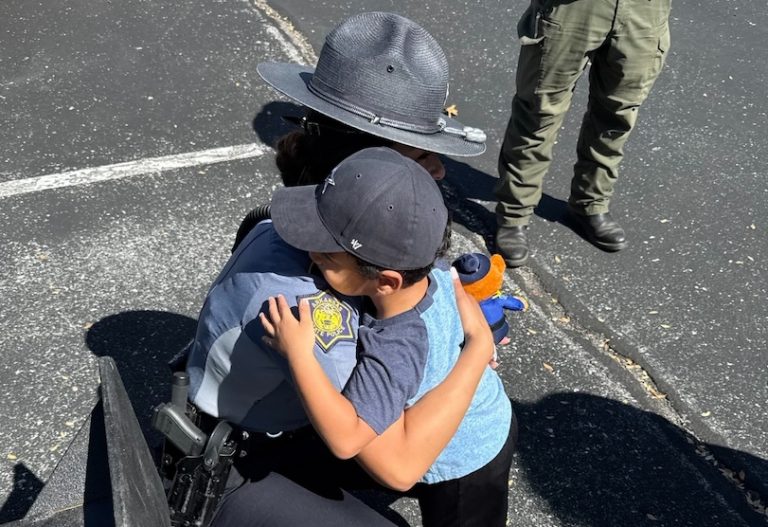 ASP trooper connects with children at community event showcasing ...